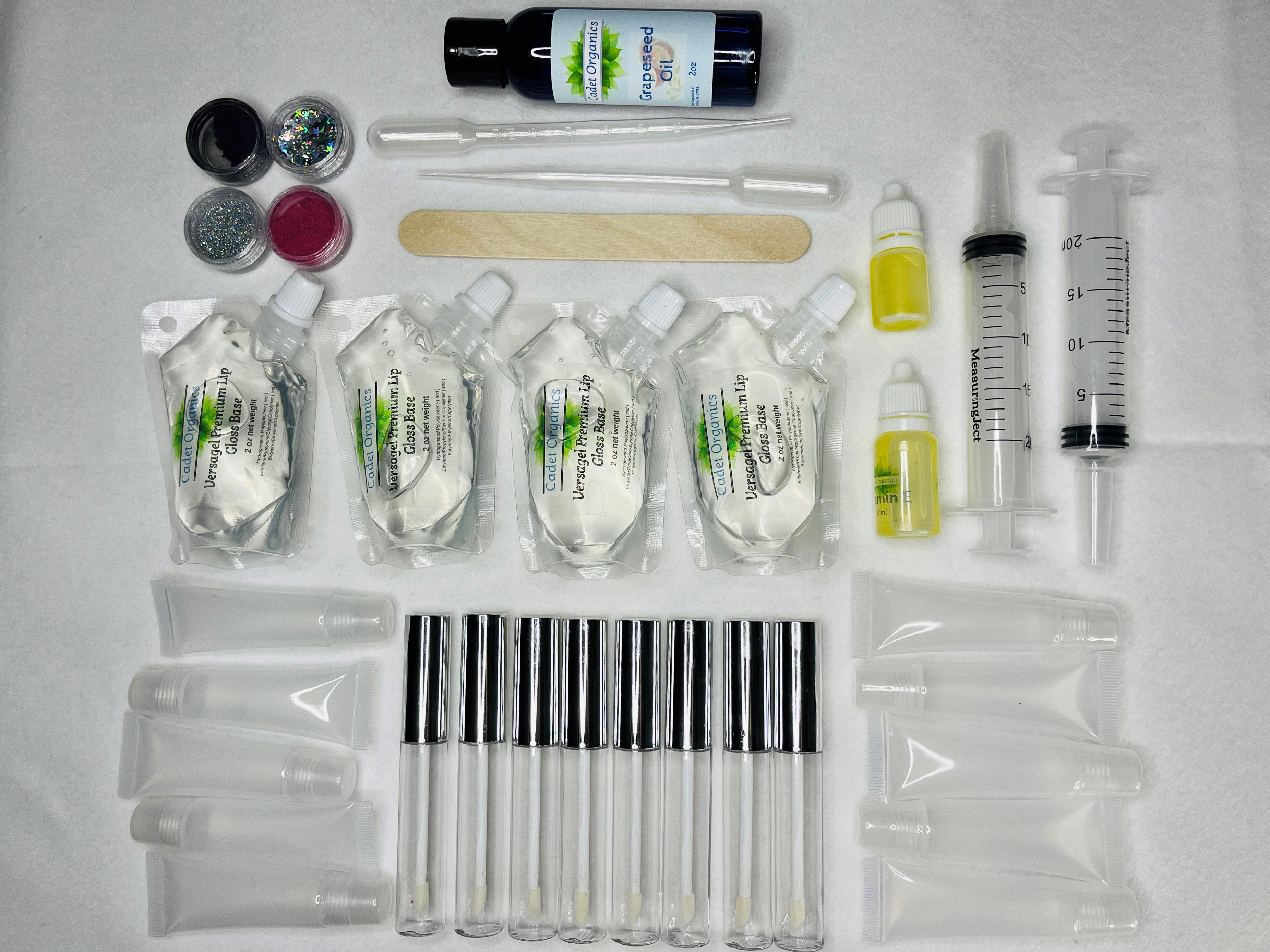 Large Premium DIY Lip Gloss Kit | Cadet Organics LLC
